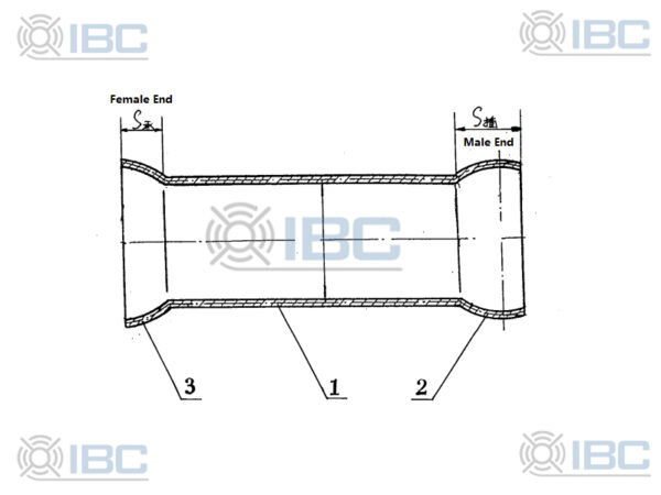 Spherical Socket End Pipe With Air Chamber Supply From IBC