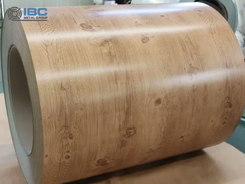 Wood grain color coated coil | IBC